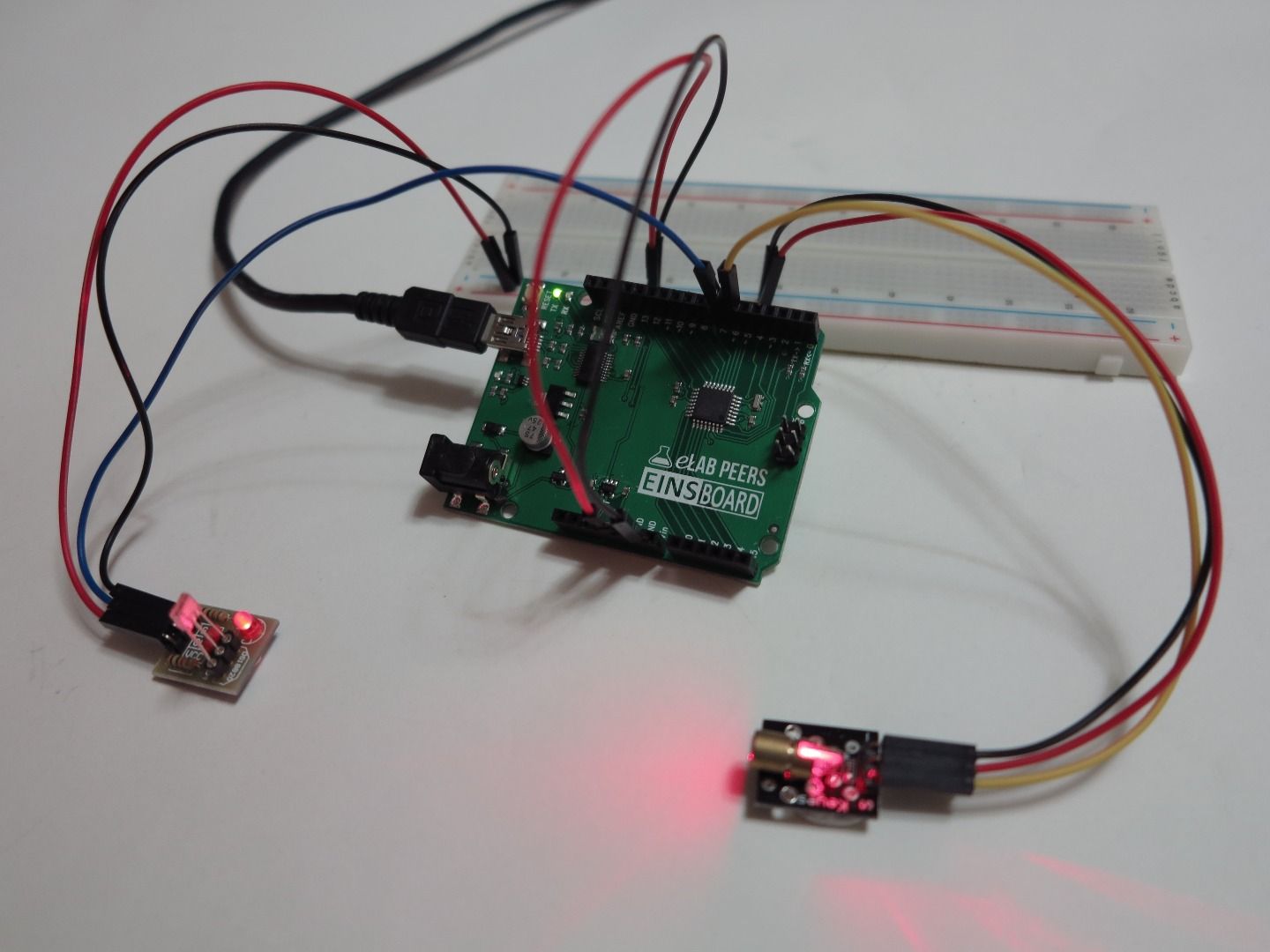 KY-008 Laser Module X Laser Detector X ISD1820 Voice Recording Module ...