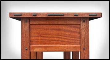 Greene & Greene Inspired Hall Table : 51 Steps (with Pictures ...