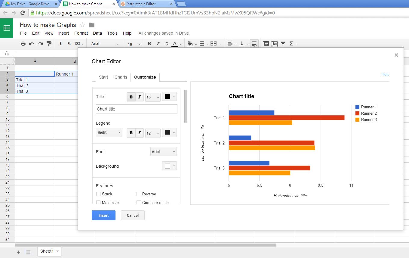 How to Make Graphs on Google Drive : 8 Steps - Instructables