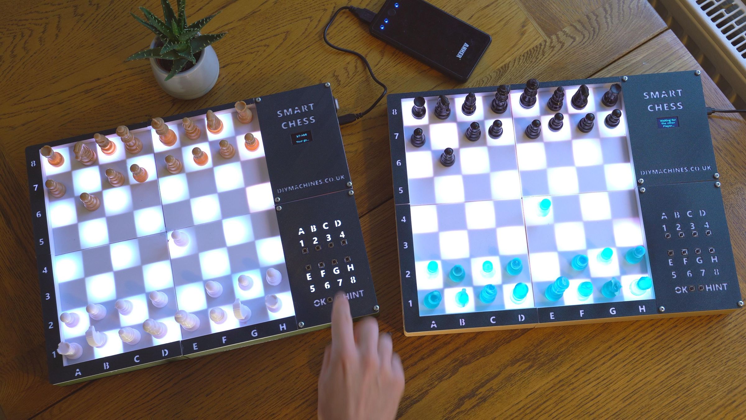 DIY Super Smart Chessboard | Play Online or Against Raspberry Pi : 34 ...