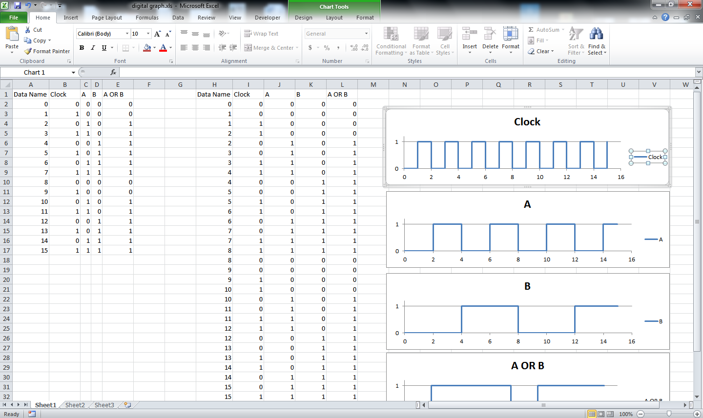 Make Digital/truth Table Graphs in Excel : 7 Steps - Instructables
