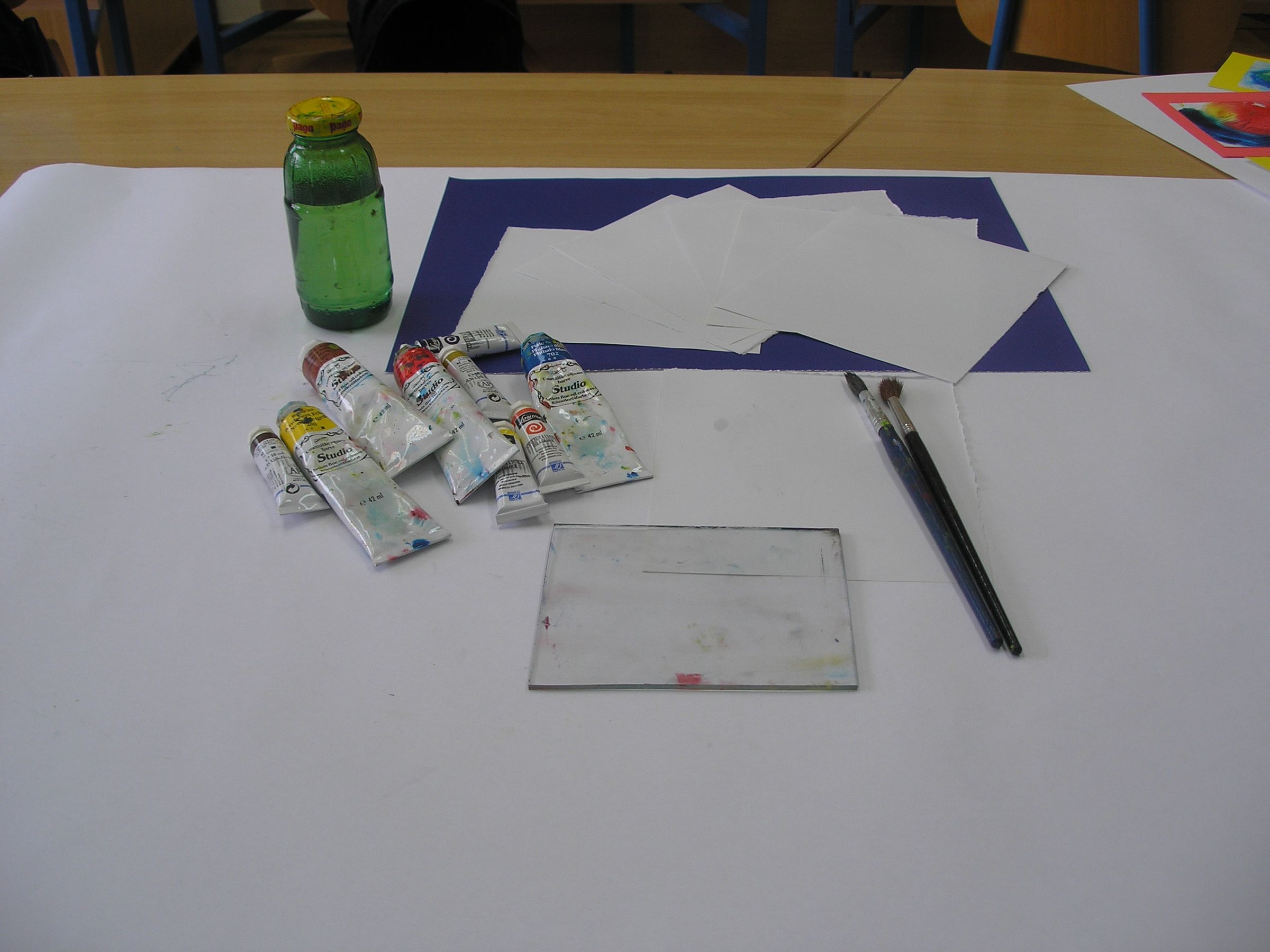 Monotype/Monoprint Tutorial for Beginners and Children : 8 Steps ...