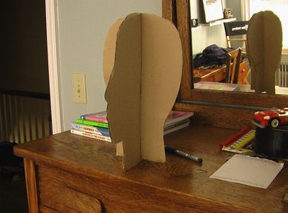 Making a Stunt Dummy Head Out of Cardboard, Duct Tape, and Newspaper ...