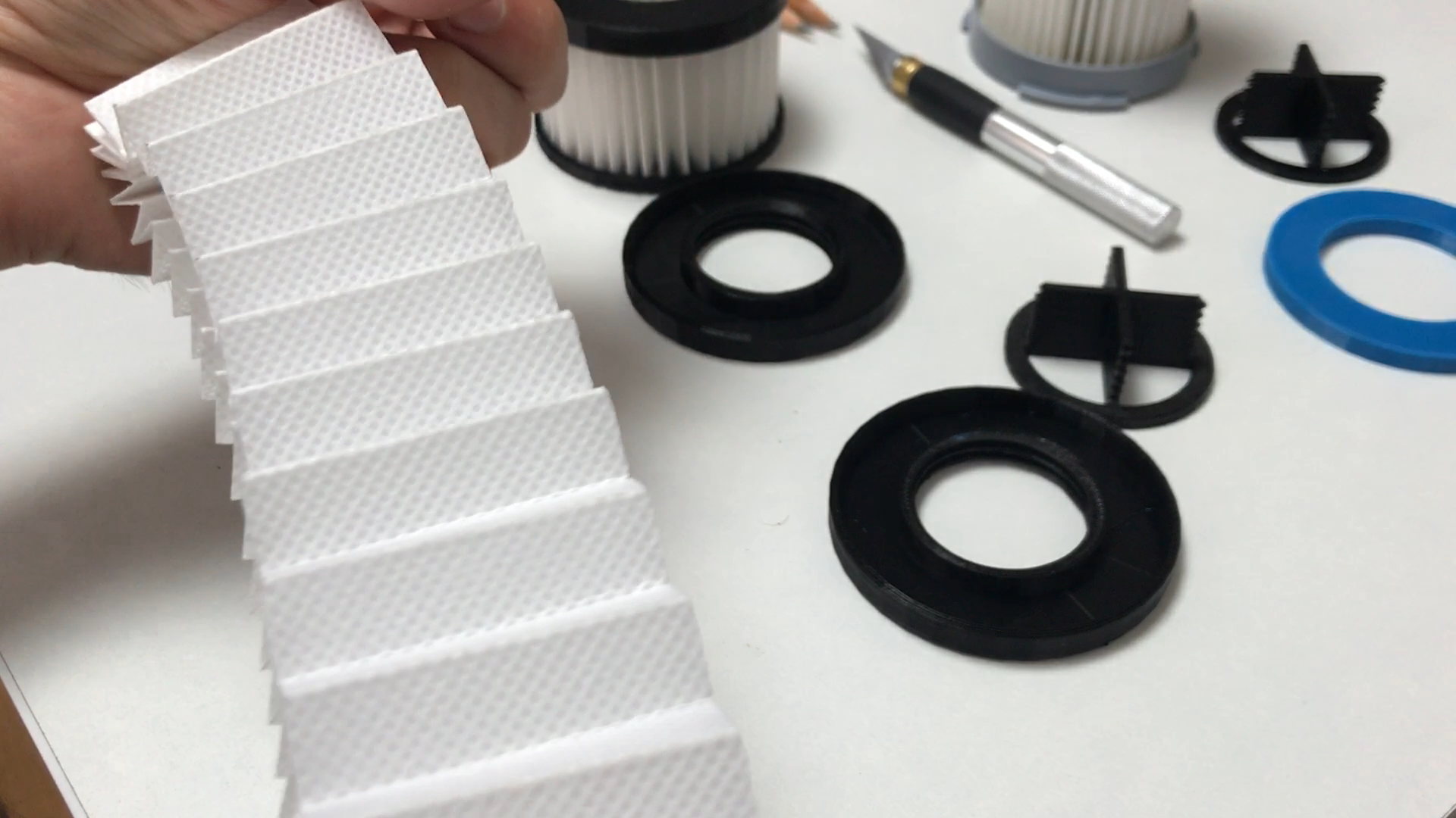 DIY Universal HEPA Filter Prototype Made With Open Source 3D Printed ...