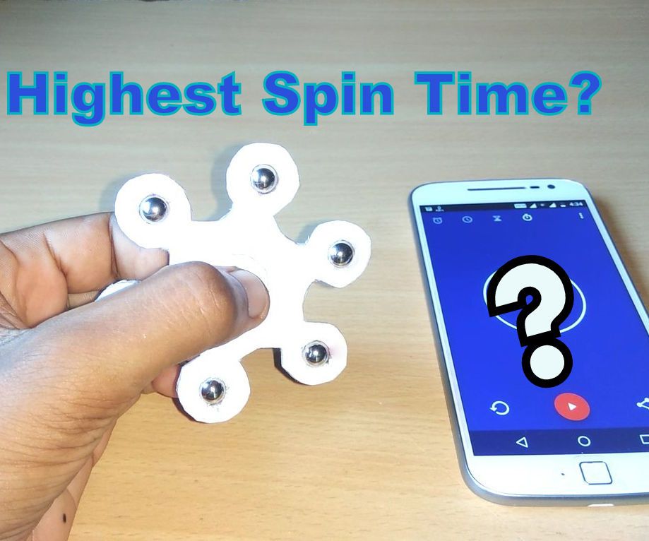Amazingly Fast Fidget Spinner From Cardboard With No Bearings : 6 Steps (with Pictures ...