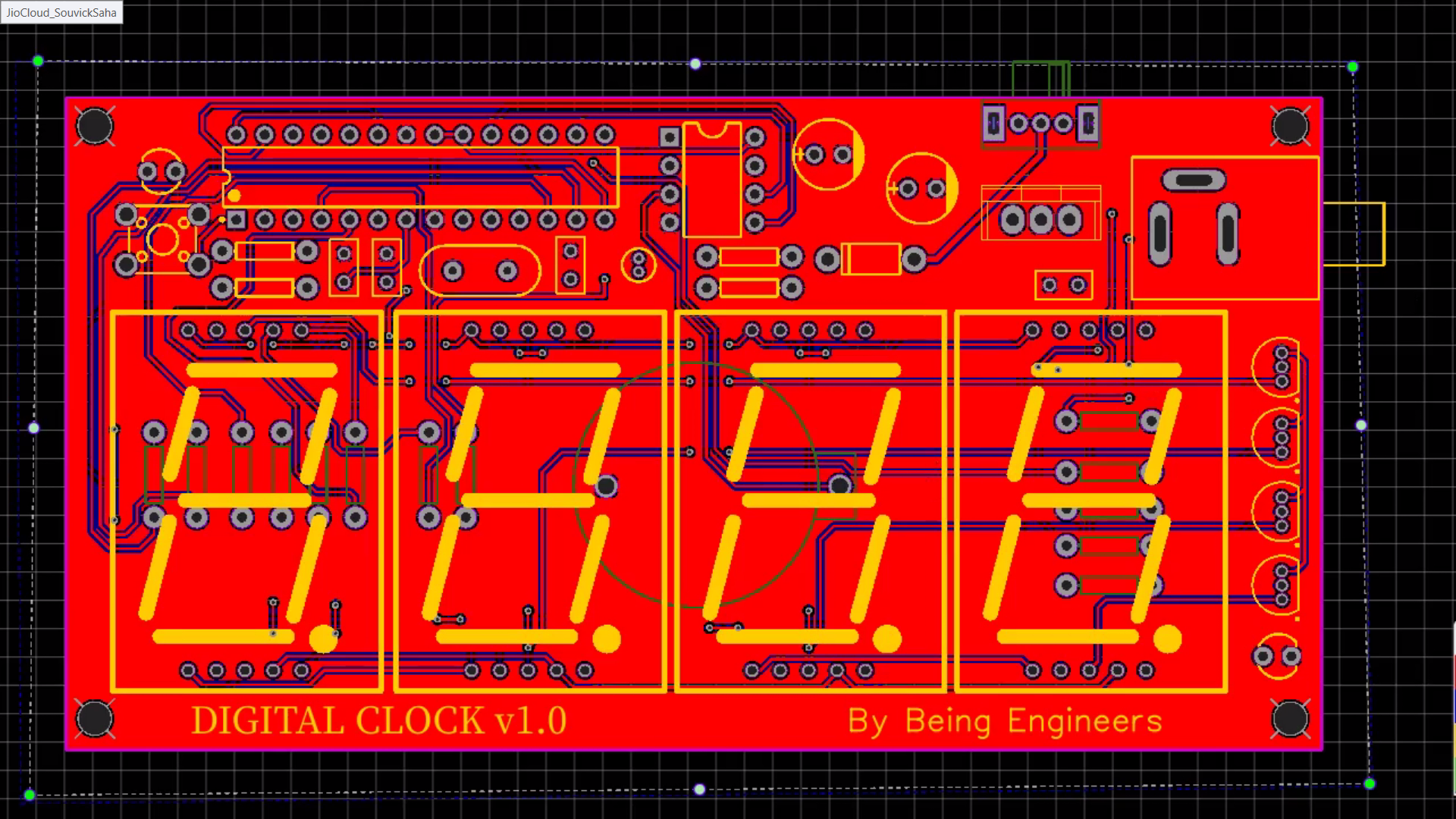 DIY Digital Clock With 7 Segment LED Display : 8 Steps - Instructables