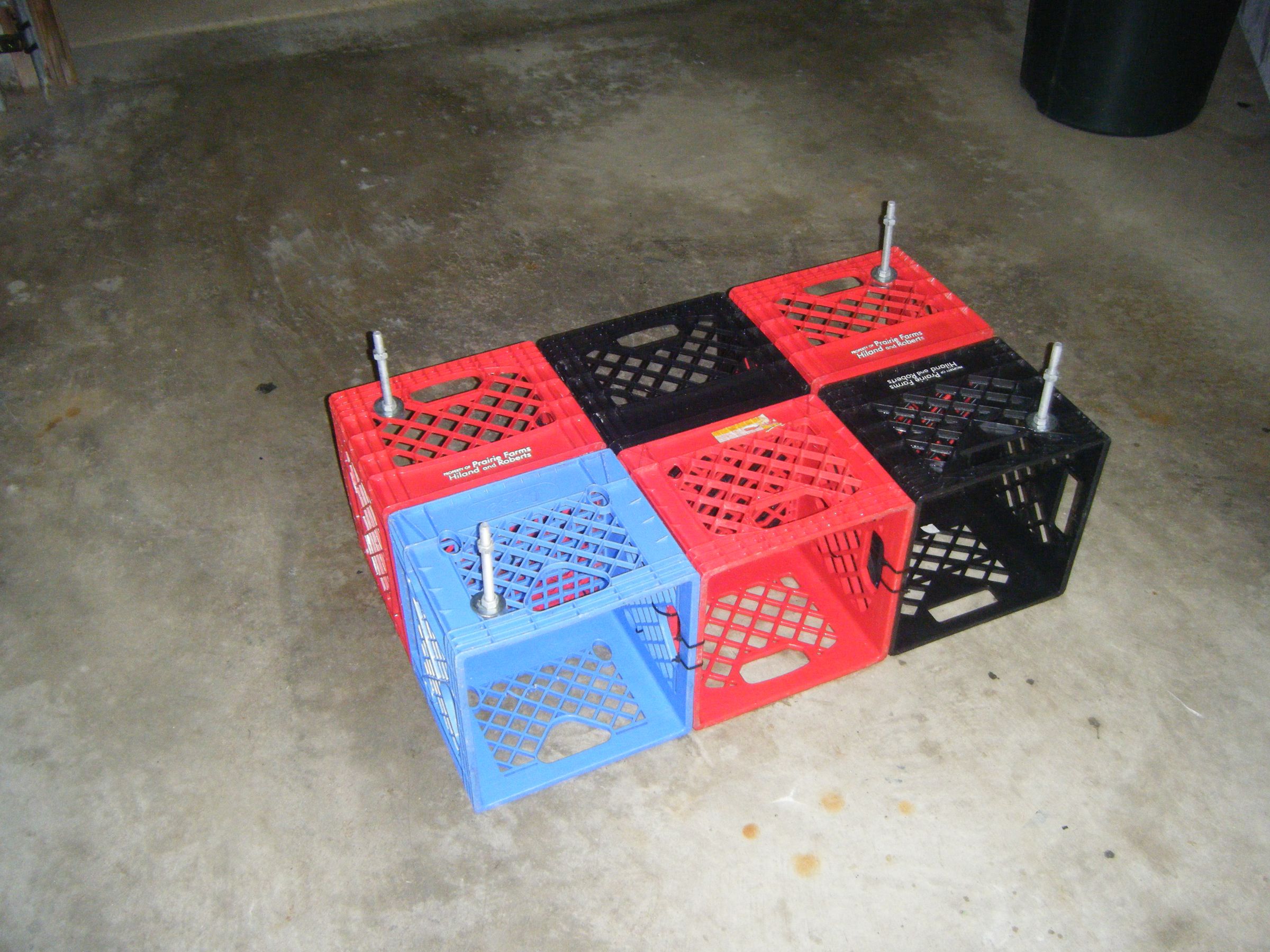 How to Build a Milkcrate Coffee Table : 6 Steps - Instructables