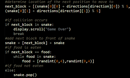 Micro:bit Snake Game : 12 Steps - Instructables