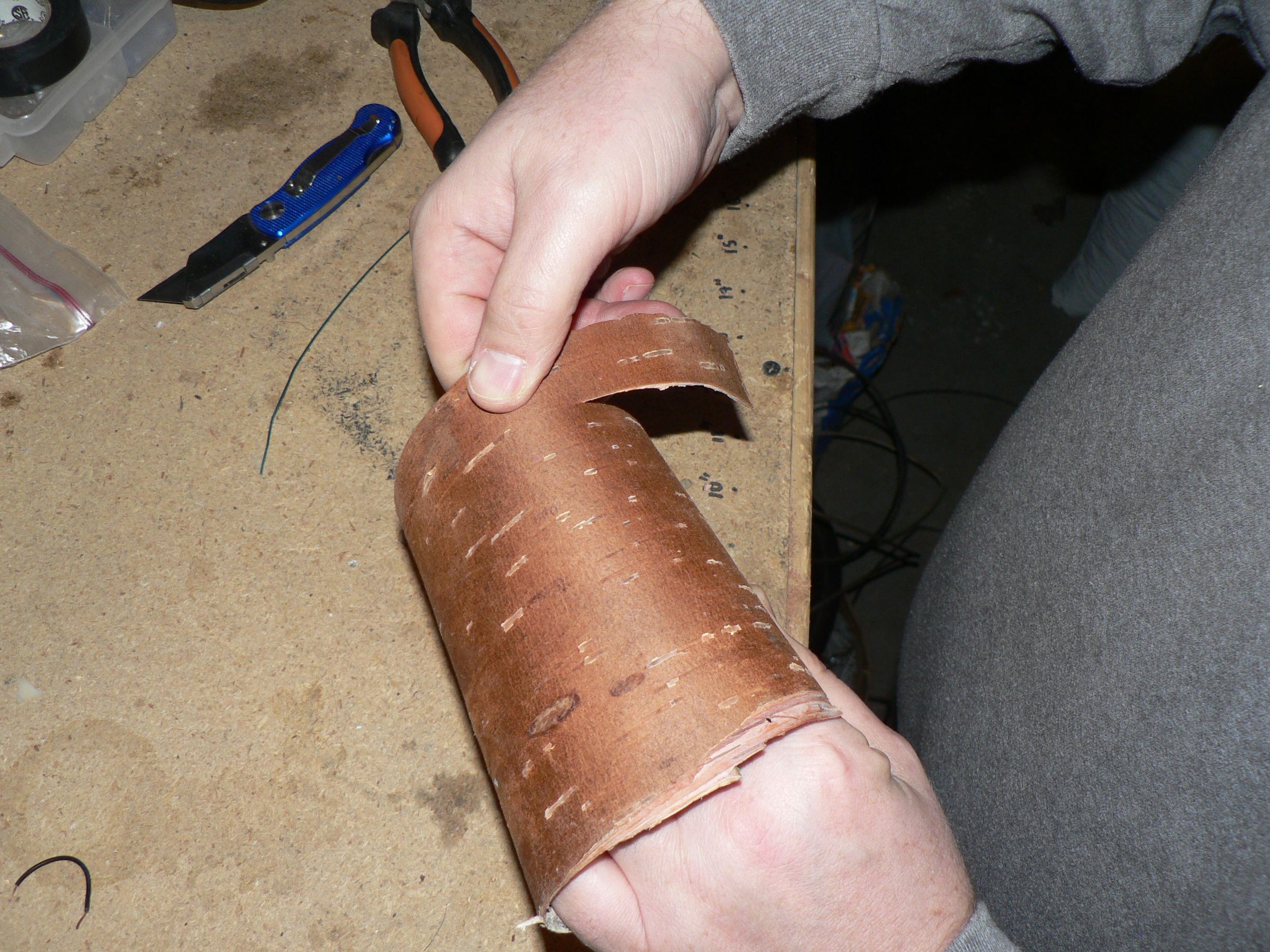 Easy Birch Bark Christmas Tree Ornaments : 6 Steps (with Pictures ...