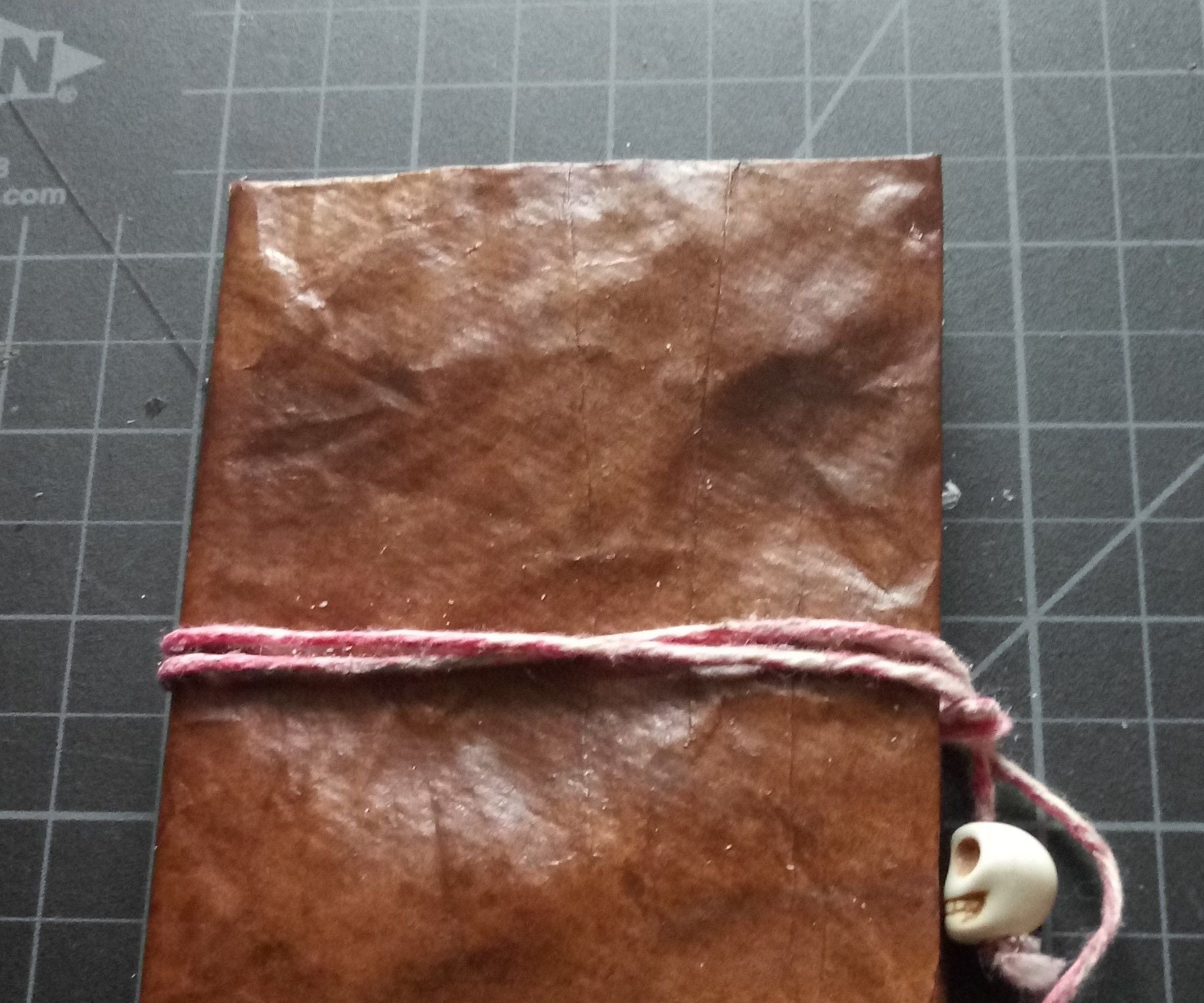 Faux Leather Book Cover From Paper Bags 11 Steps with Pictures Faux Leather Book Cover From Paper Bags 11 Steps with Pictures
