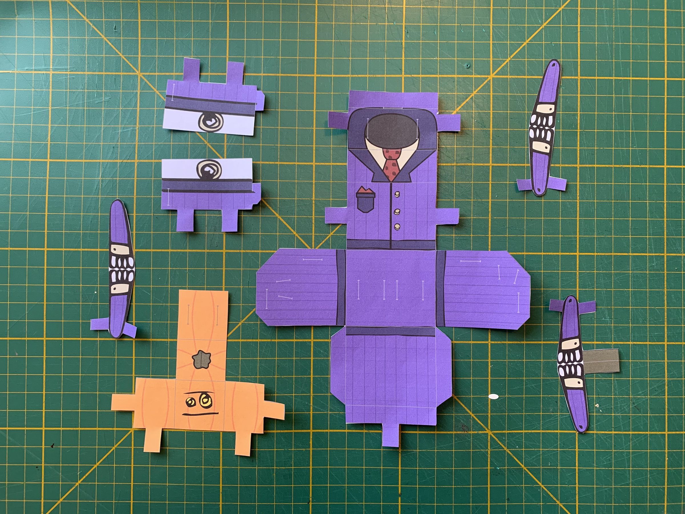 Free Halloween Headless Robot Papercraft : 14 Steps (with Pictures ...