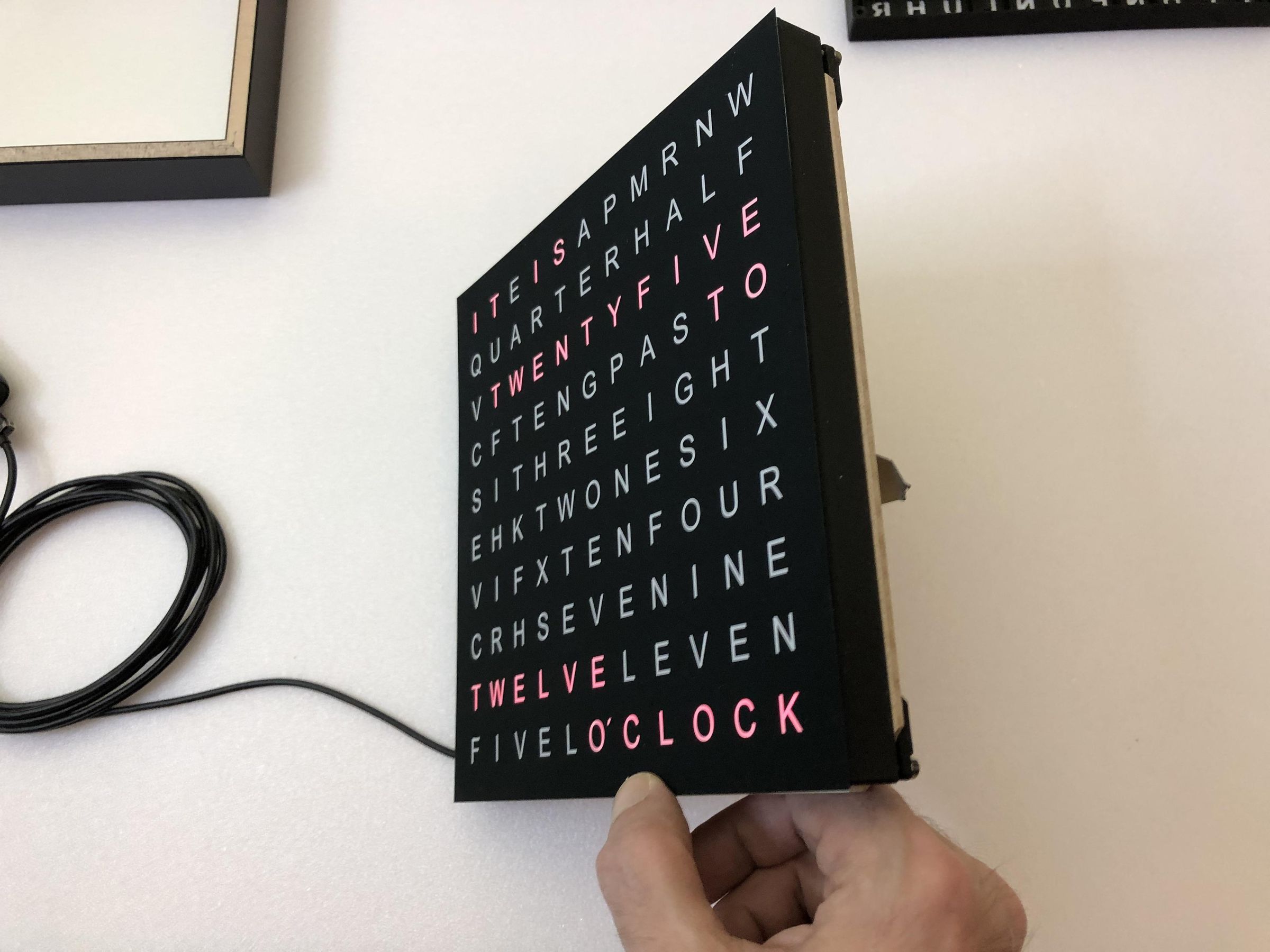 Lazy Words - Single LED Strip Word Clocks : 7 Steps (with Pictures) - Instructables