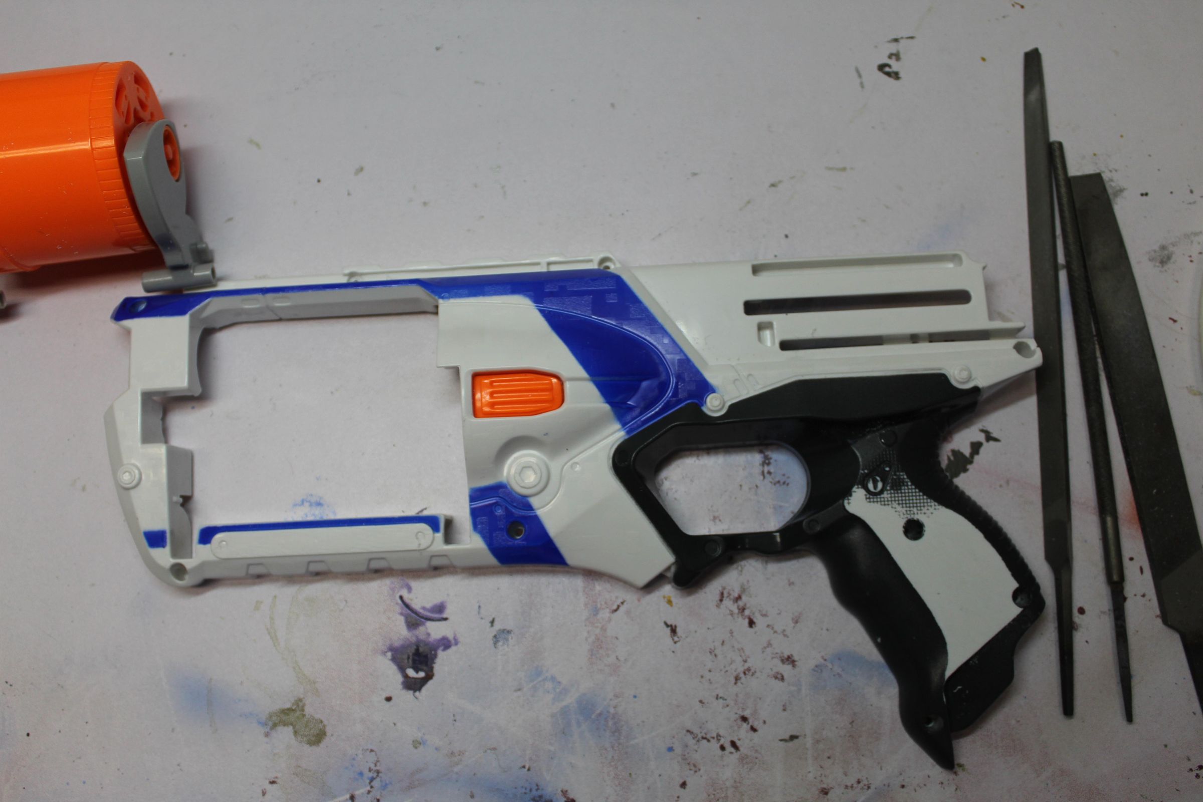 Nerf Gun Mod - Neon Genesis Evangelion Repaint : 5 Steps - Instructables