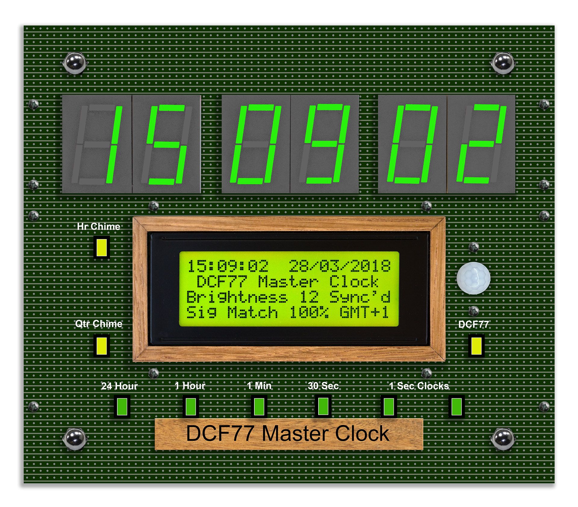 Arduino DCF77 Master Wall Clock : 12 Steps (with Pictures) - Instructables