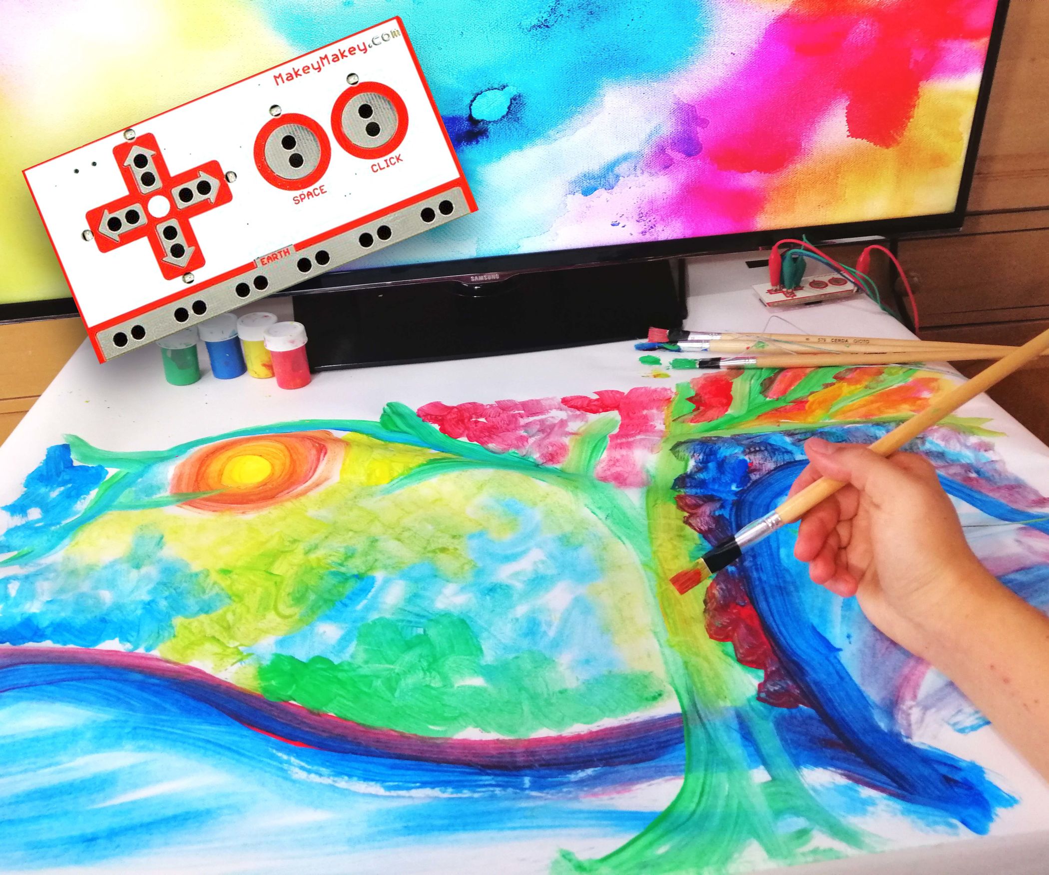 Musical Painting Canvas With Makey Makey : 9 Steps (with Pictures ...