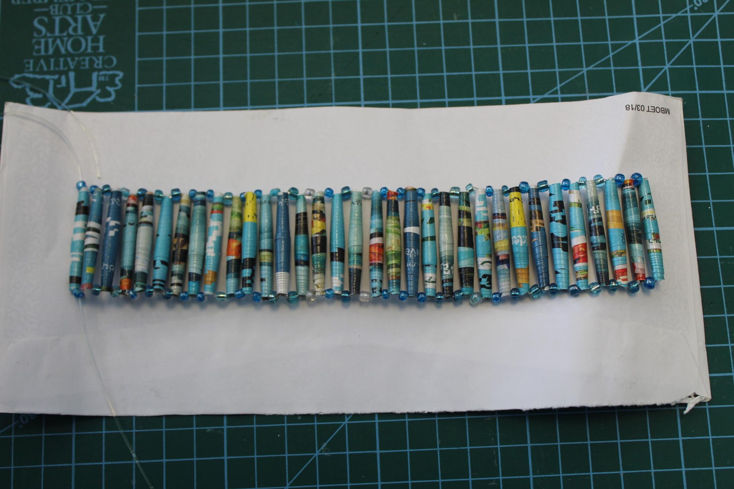 Magnificent Magazine Paper Beaded Bracelet : 10 Steps (with Pictures ...