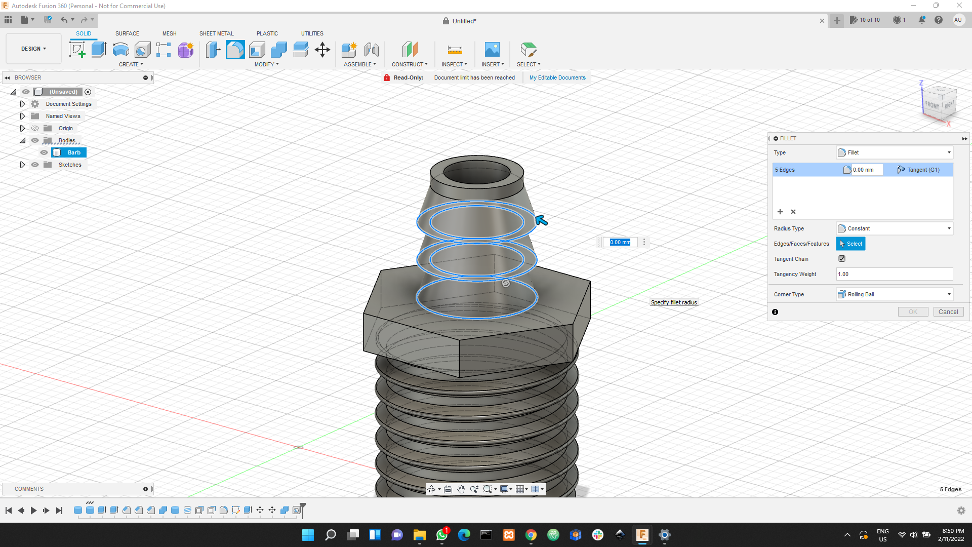 3D Printed Fittings for Silicone Tubing (Fusion 360) : 8 Steps (with ...