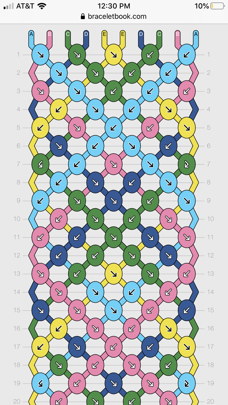 Friendship Bracelet With Teardrop Loop and Triangle Ending : 7 Steps - Instructables