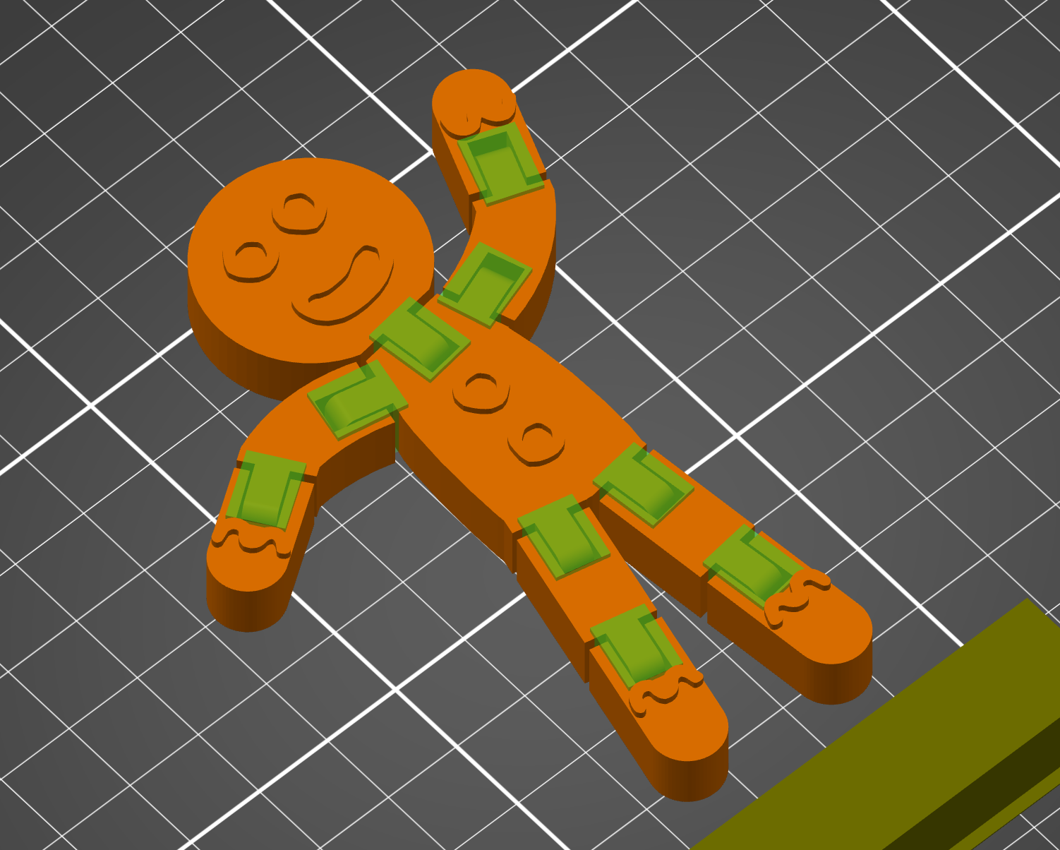 Articulated Gingerbread Man + Articulated Joint : 8 Steps (with ...