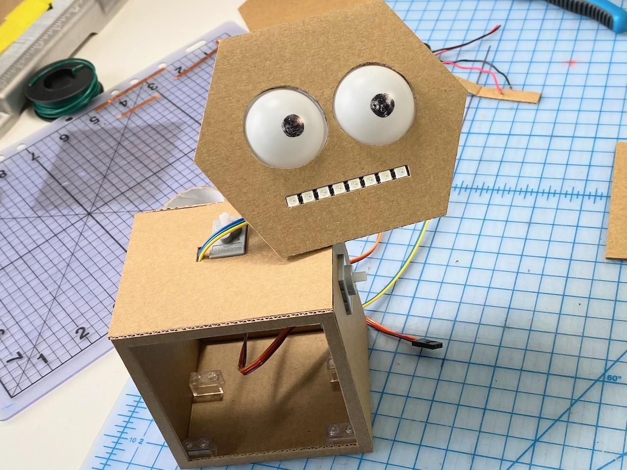 "High-Fivey" the Cardboard Micro:bit Robot : 18 Steps (with Pictures ...