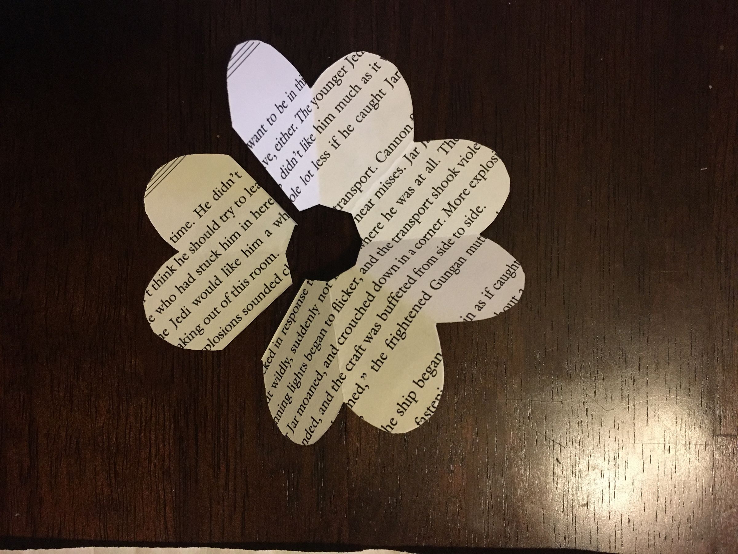 How to Make Book Page Flowers : 7 Steps (with Pictures) - Instructables