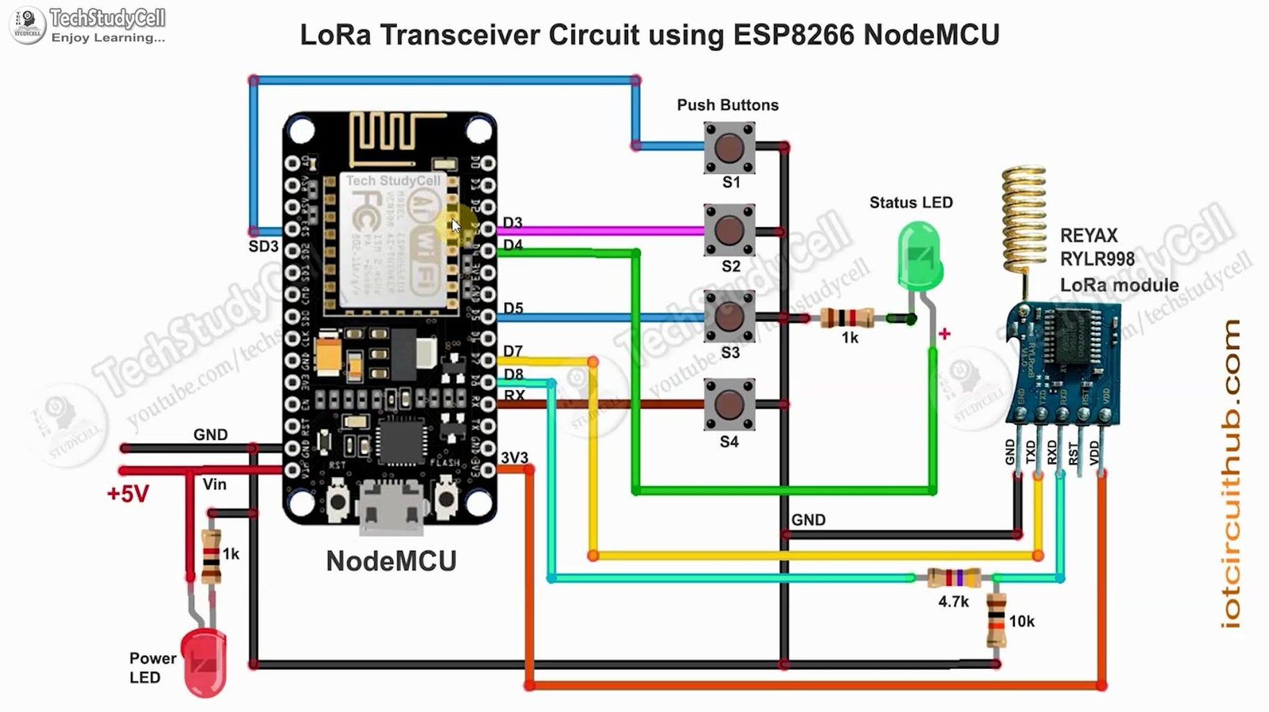 Lora Iot Project With Arduino Esp8266 Control Relay Using Blynk 15 Steps With Pictures