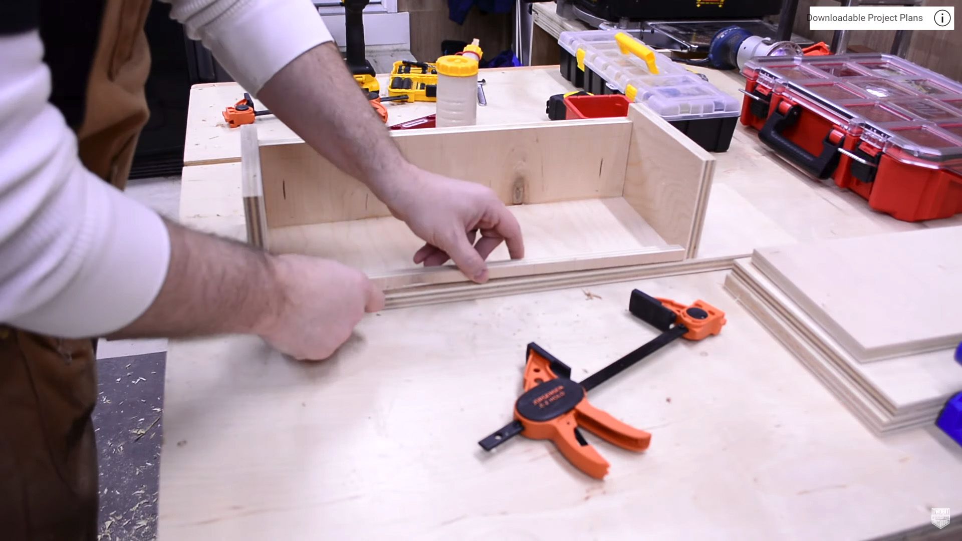 How to Build a Pocket Hole Workstation | DIY Woodworking Shop Project ...