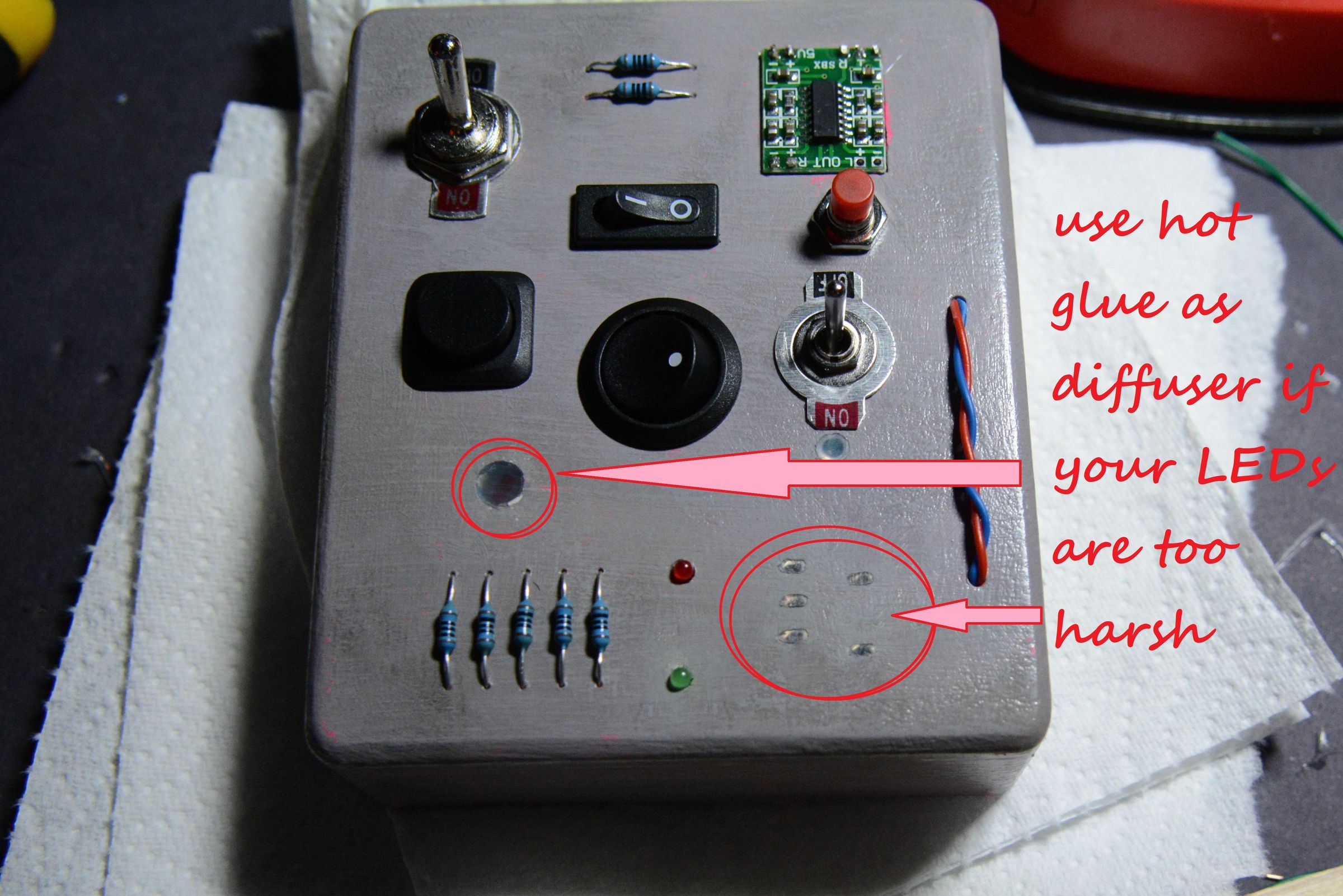 Fidget / Sensory Board With Switches for People Addicted to Clicking ...