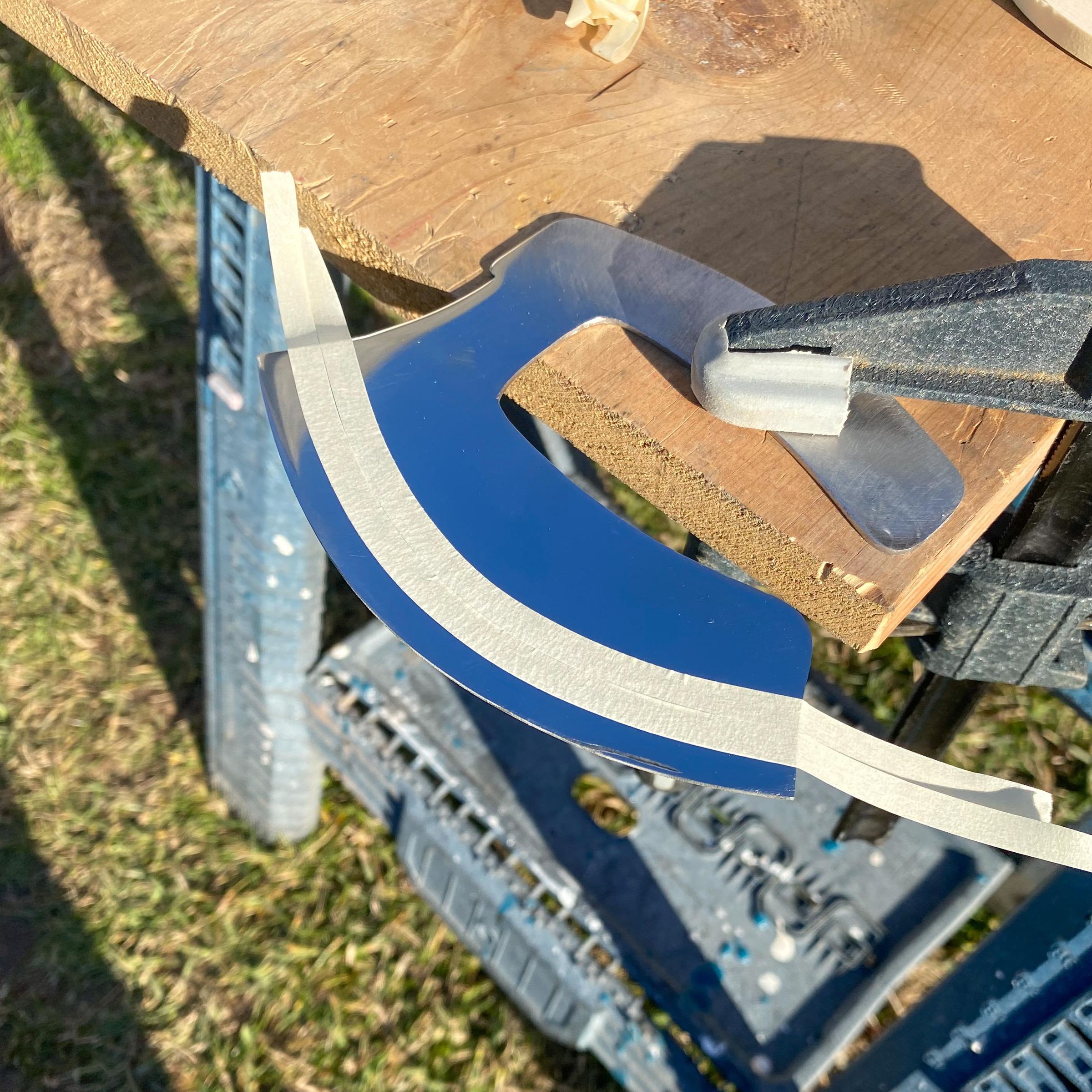 How to Make a Ulu Knife From a Old Saw Blade Plus a Bonus Cutting Board ...