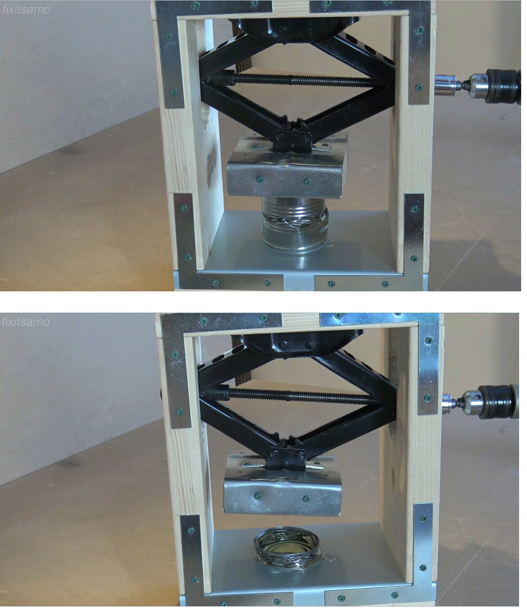 DIY 2 Ton Press Machine - How to Make a Crushing Press Machine at Home ...