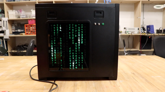 Matrix Computer Side Panel : 9 Steps (with Pictures) - Instructables