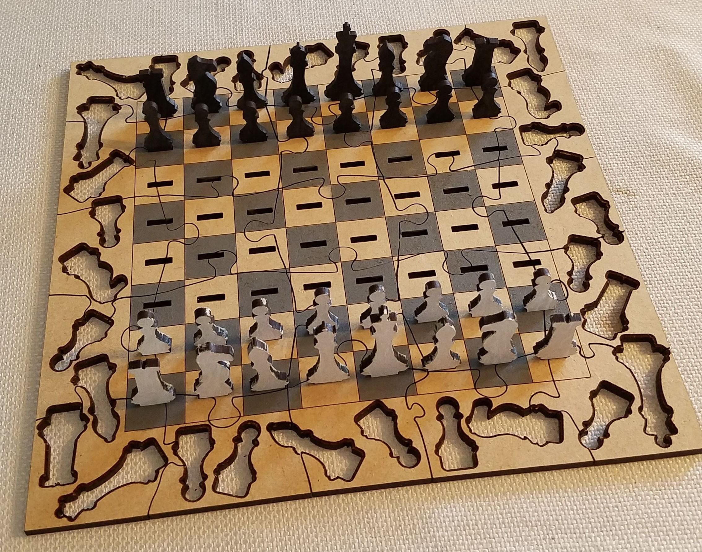 Laser Cut Playable Chess Puzzle : 11 Steps (with Pictures) - Instructables