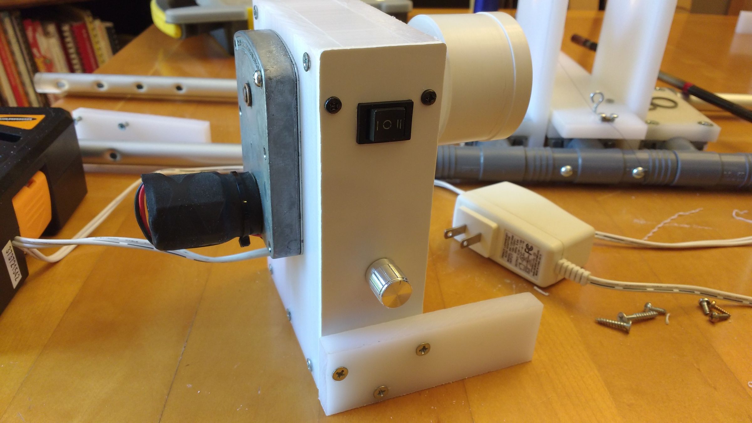 Fishing Rod Wrapping Jig Made From Crutches & HDPE Cutting Board : 8 ...