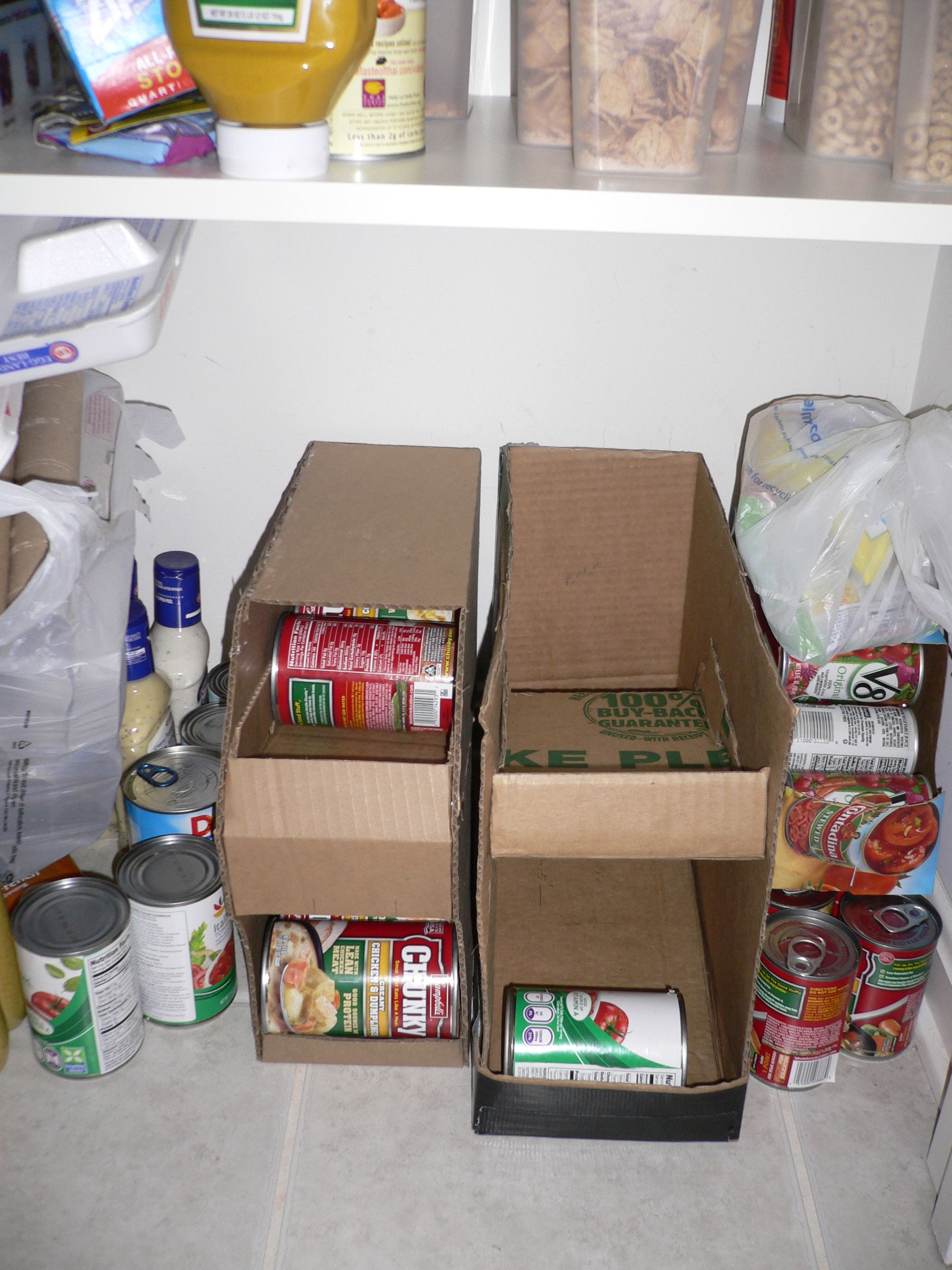 How to Make a Can Organizer Out of Cardboard : 10 Steps - Instructables