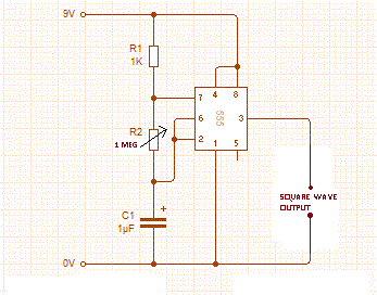 Rectangular/Square Wave Generator Using 555 Timer : 3 Steps (with ...