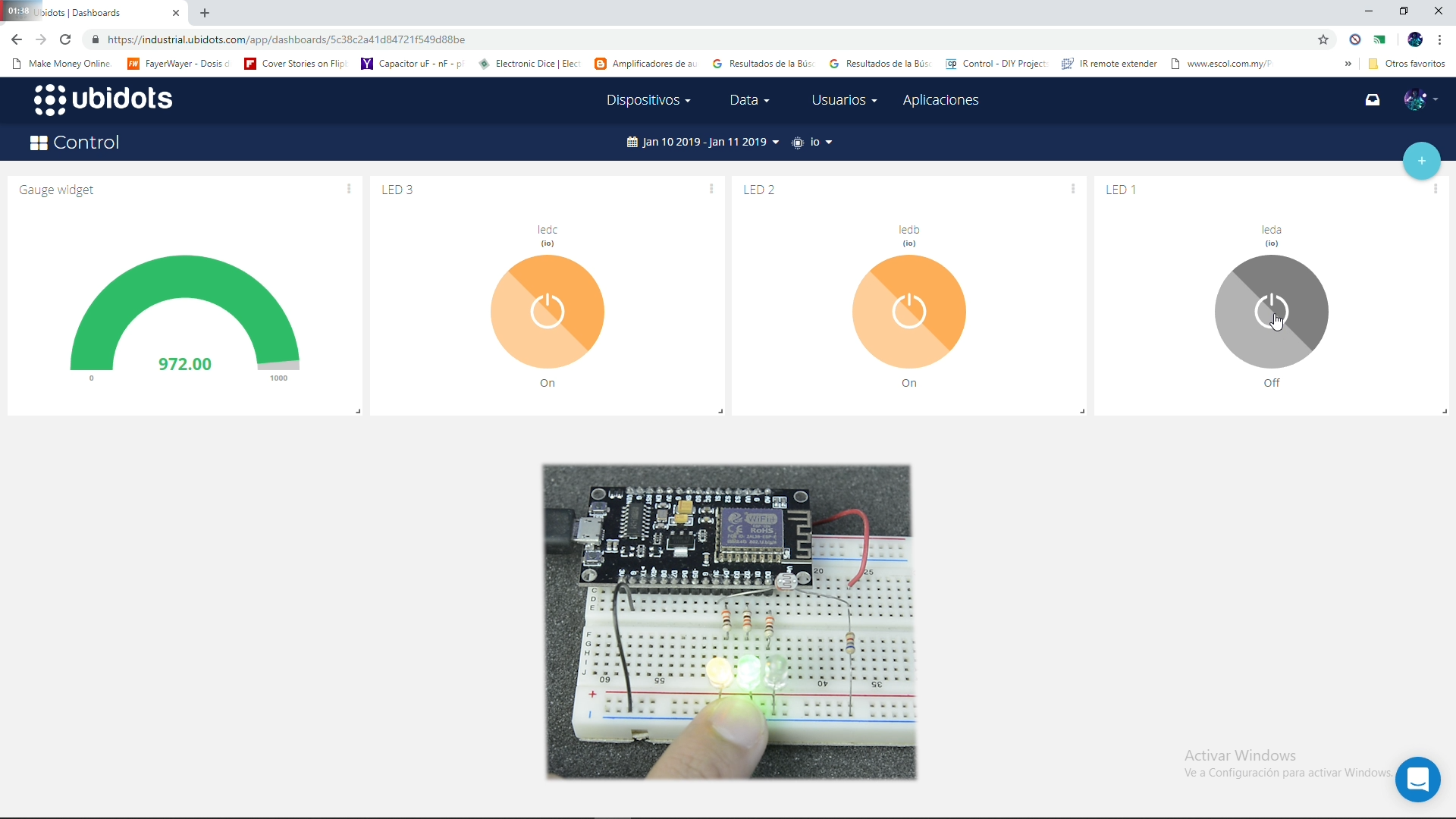 IO Control With Arduino + Esp8266 (NodeMCU) and Ubidots : 5 Steps - Instructables