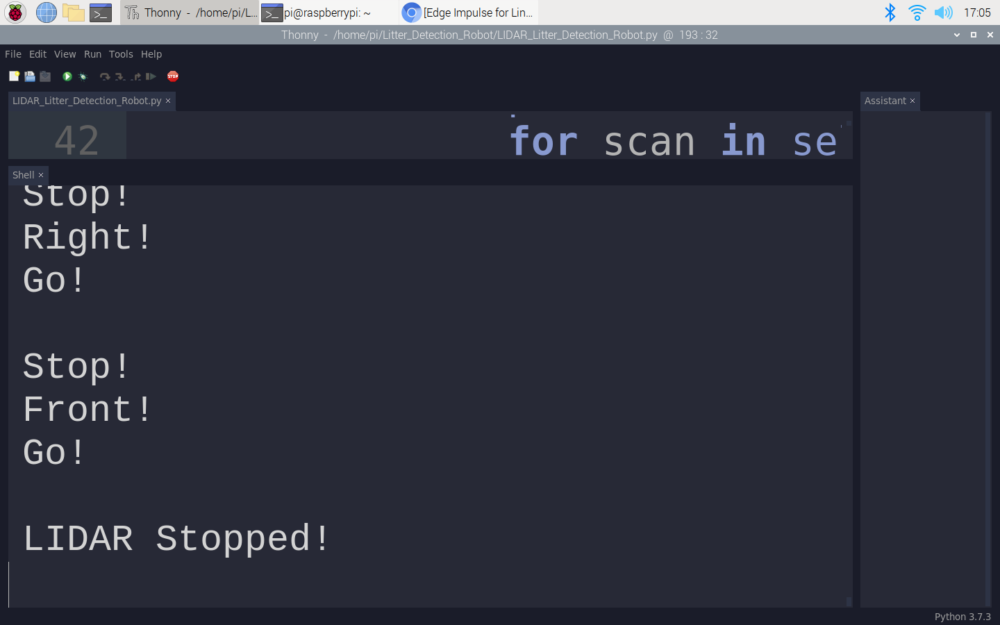 Autonomous (LIDAR) Litter Detection Robot W/ Edge Impulse : 17 Steps ...