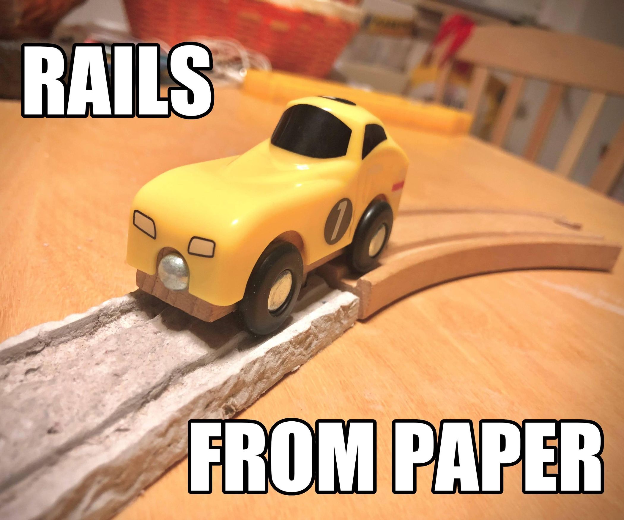 Paper Mache Brio/IKEA Rails : 7 Steps - Instructables