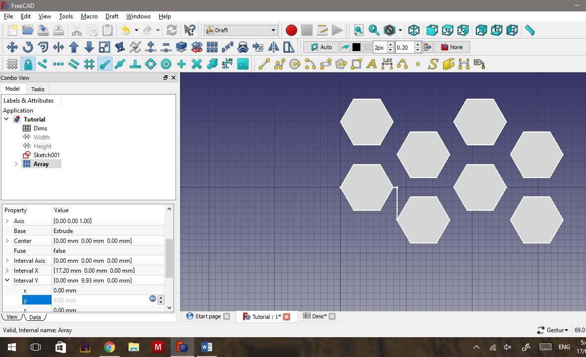 Advanced Hexagonal Mesh in Freecad : 19 Steps (with Pictures ...