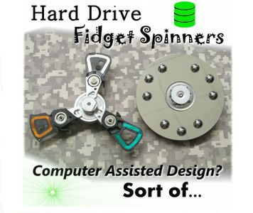 Make a Fidget Spinner From a Hard Drive : 12 Steps (with Pictures ...