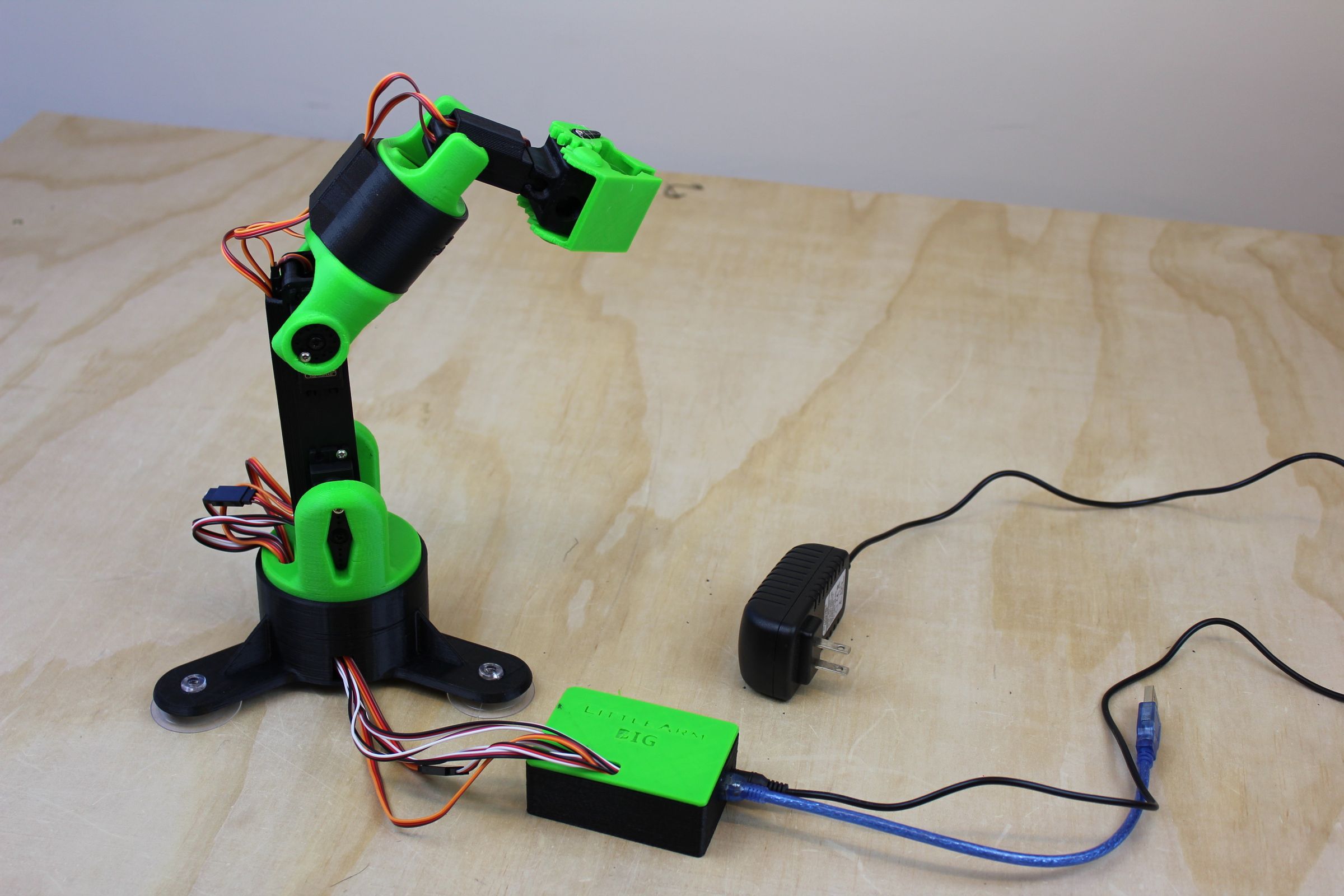LittleArm Big: a Large 3D Printed Arduino Robot Arm : 19 Steps (with ...