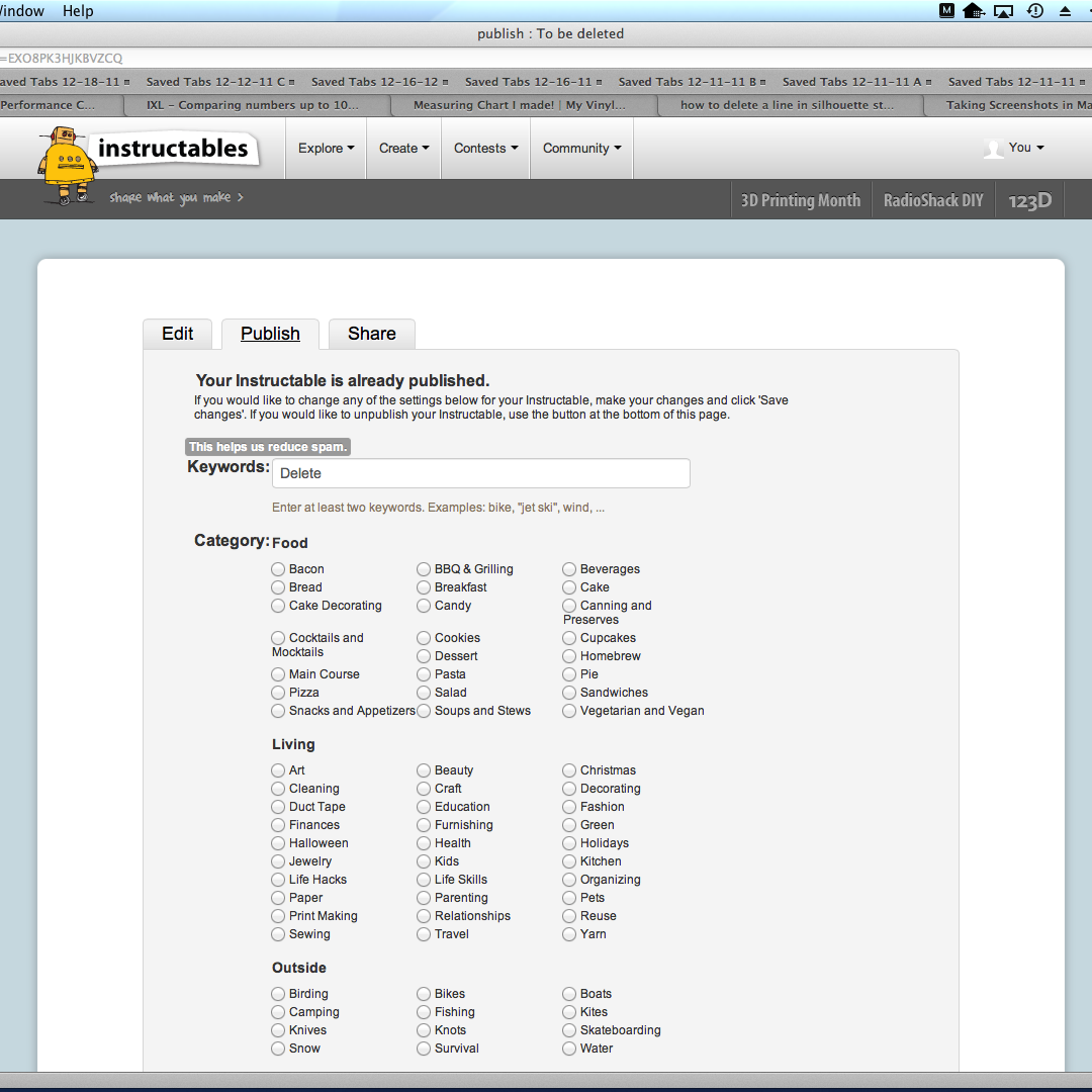 How to Delete an Instructable - Instructables