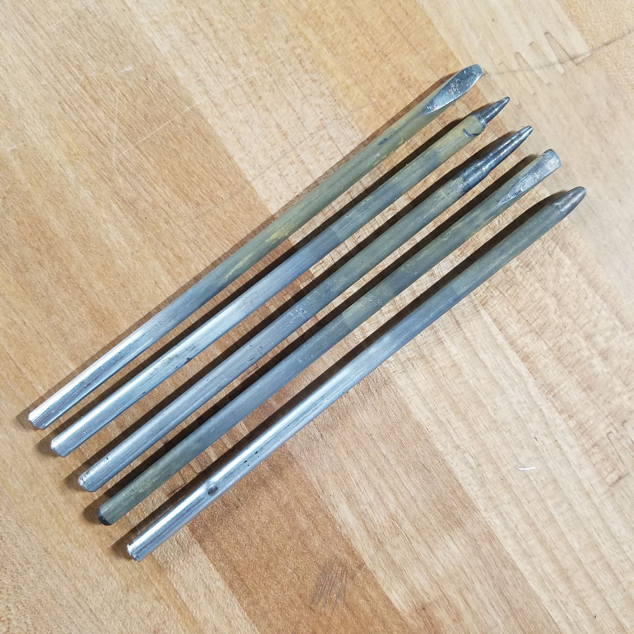 Making a Set of Chasing Tools : 5 Steps (with Pictures) - Instructables