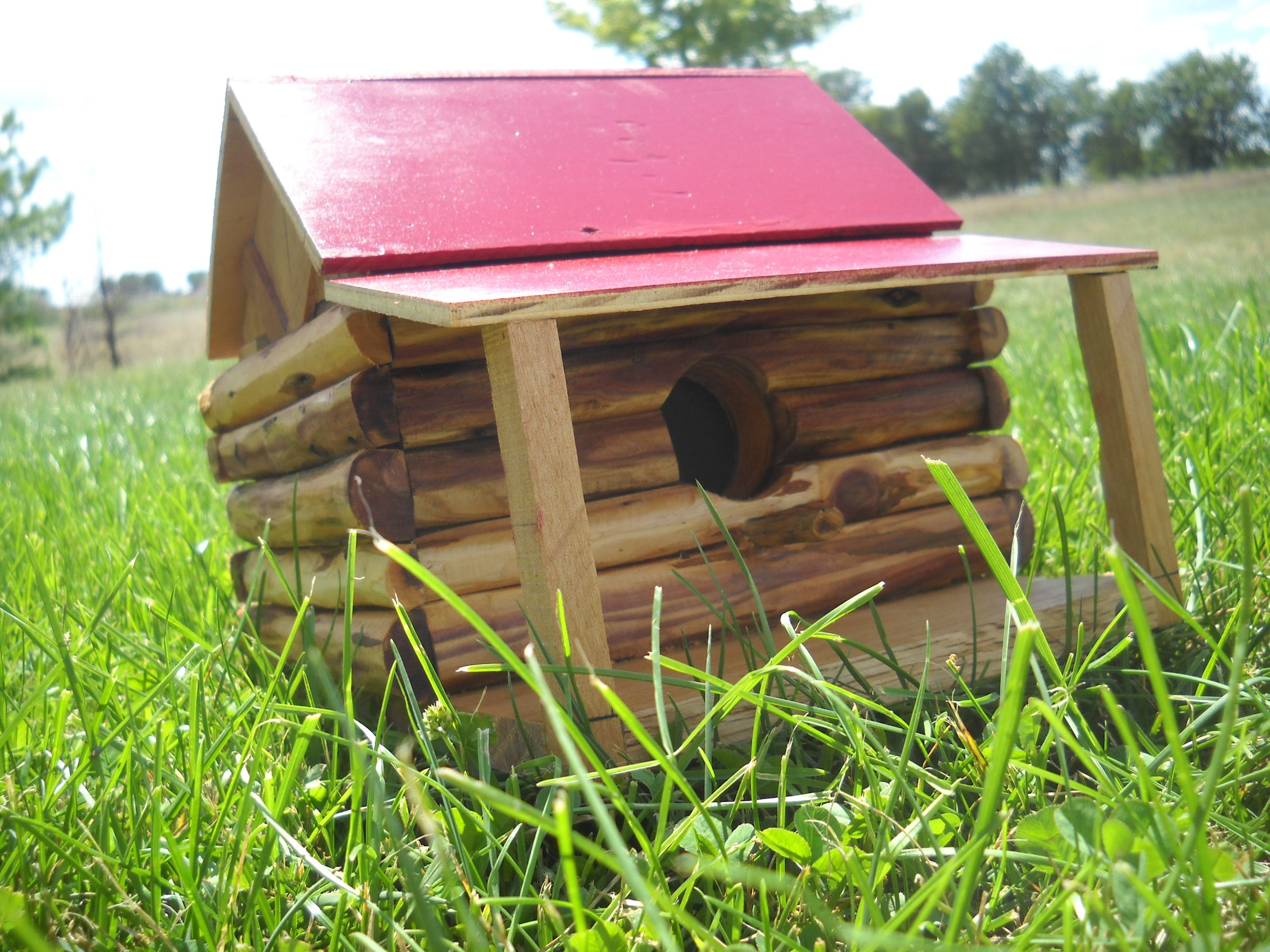 Log Cabin Bird House : 12 Steps (with Pictures) - Instructables