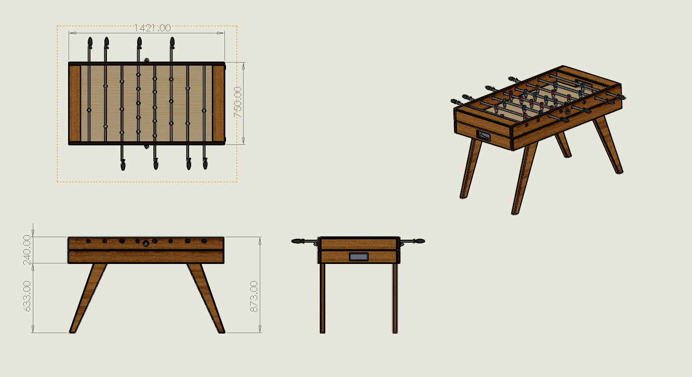 Football Table : 11 Steps (with Pictures) - Instructables