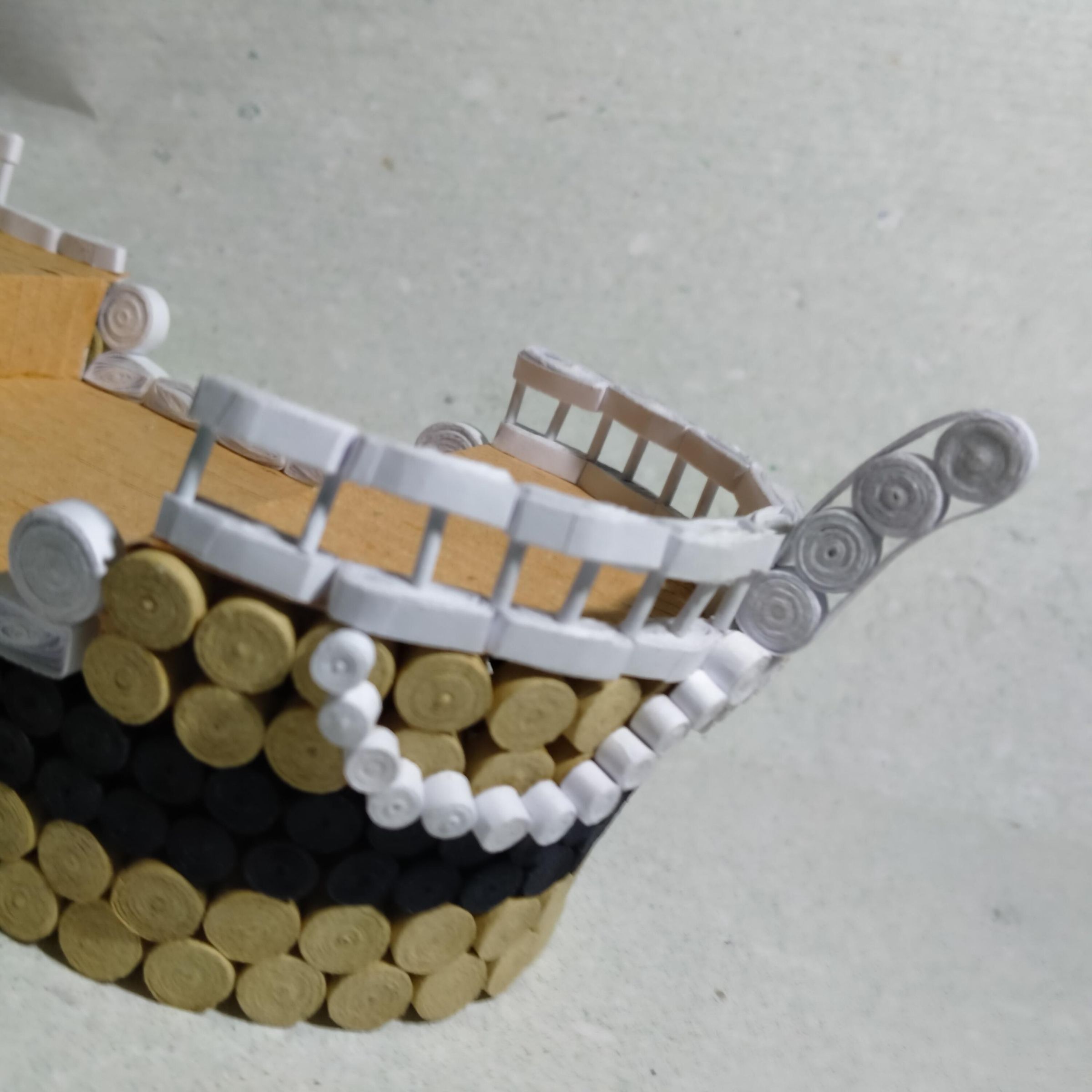 Paper Quilled Ship (inspired by One Piece) : 7 Steps (with Pictures ...