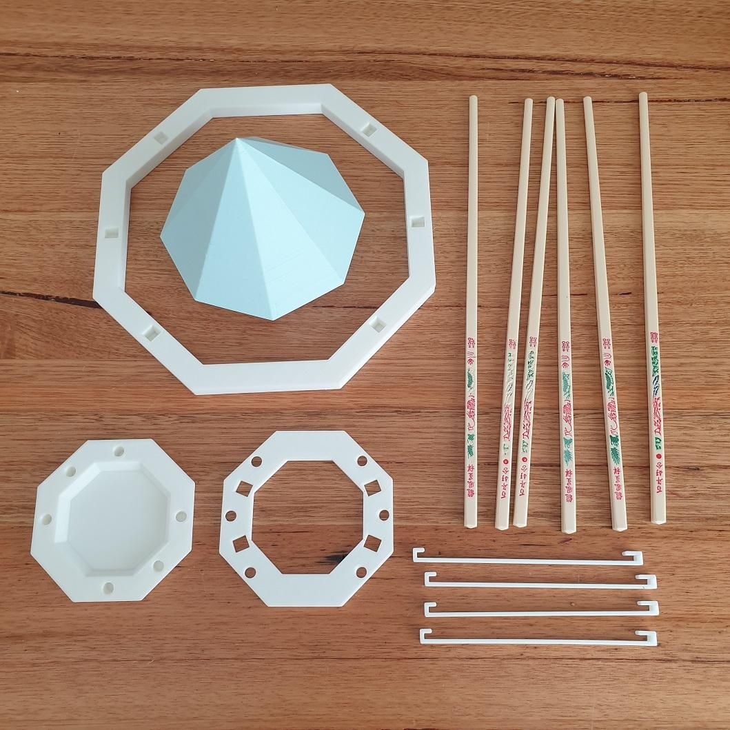 Recycled Chopsticks Flower/plant Stand : 7 Steps (with Pictures ...