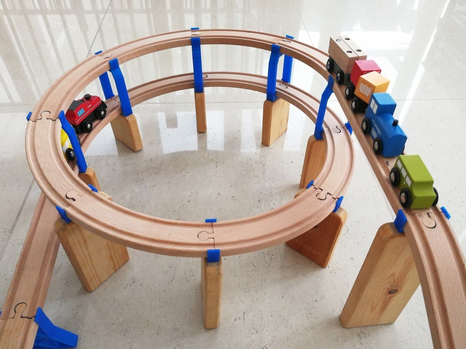Spiral Ramp for Wooden Train Tracks : 6 Steps (with Pictures ...