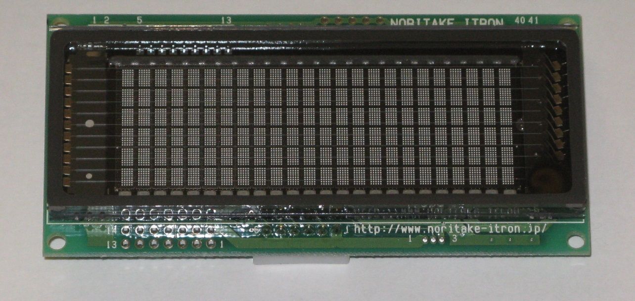 Arduino and the Noritake 24x6 VFD Module (Vacuum Fluorescent Display ...