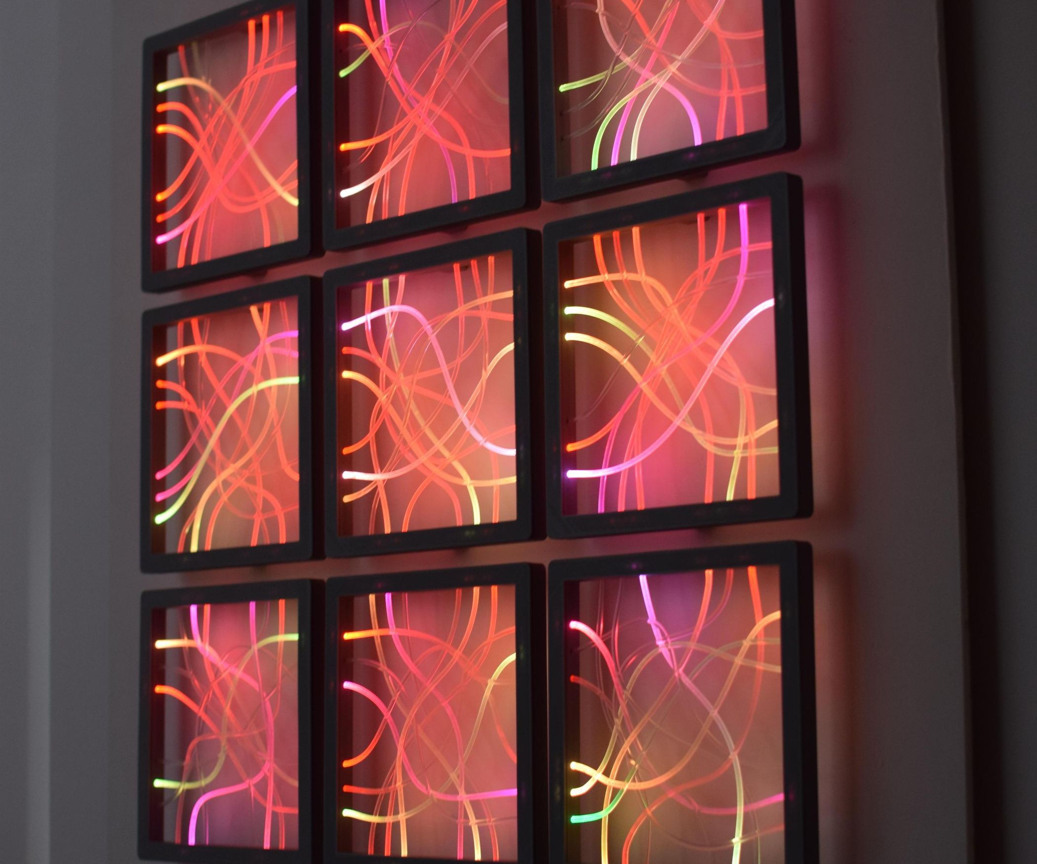 Fiber Optic and LEDs - a Wall Decoration : 6 Steps (with Pictures ...